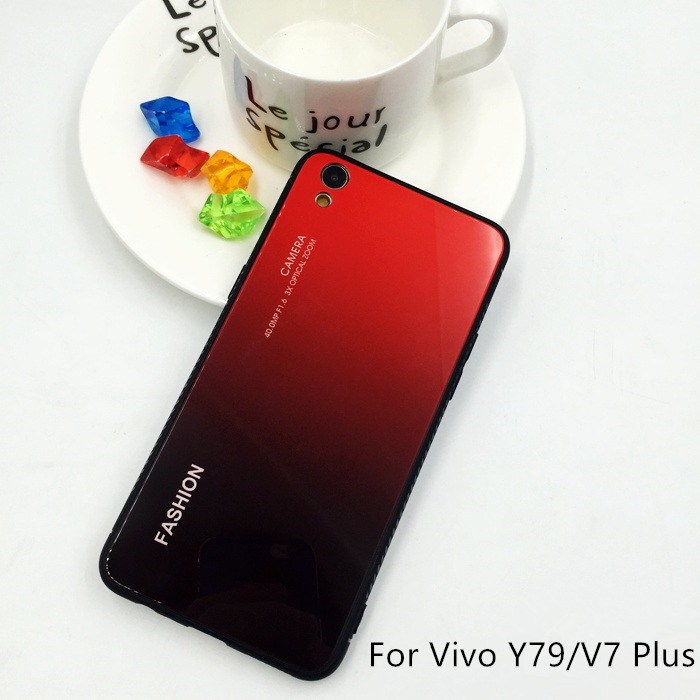 เคสโทรศัพท์แบบไล่โทนสีสําหรับ Vivo Y79 V7 Plus Y75 Y75s - cleptone.th - ThaiPick