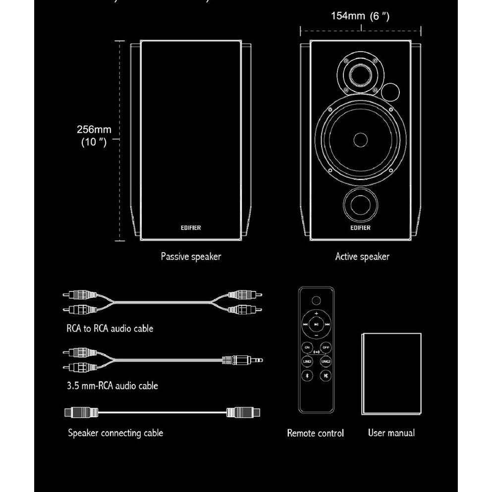 ┅♦EDIFIER R1700BTs Multi-media 2.0 Speakers ลำโพงบูลทูธ รับประกันศูนย์ ...