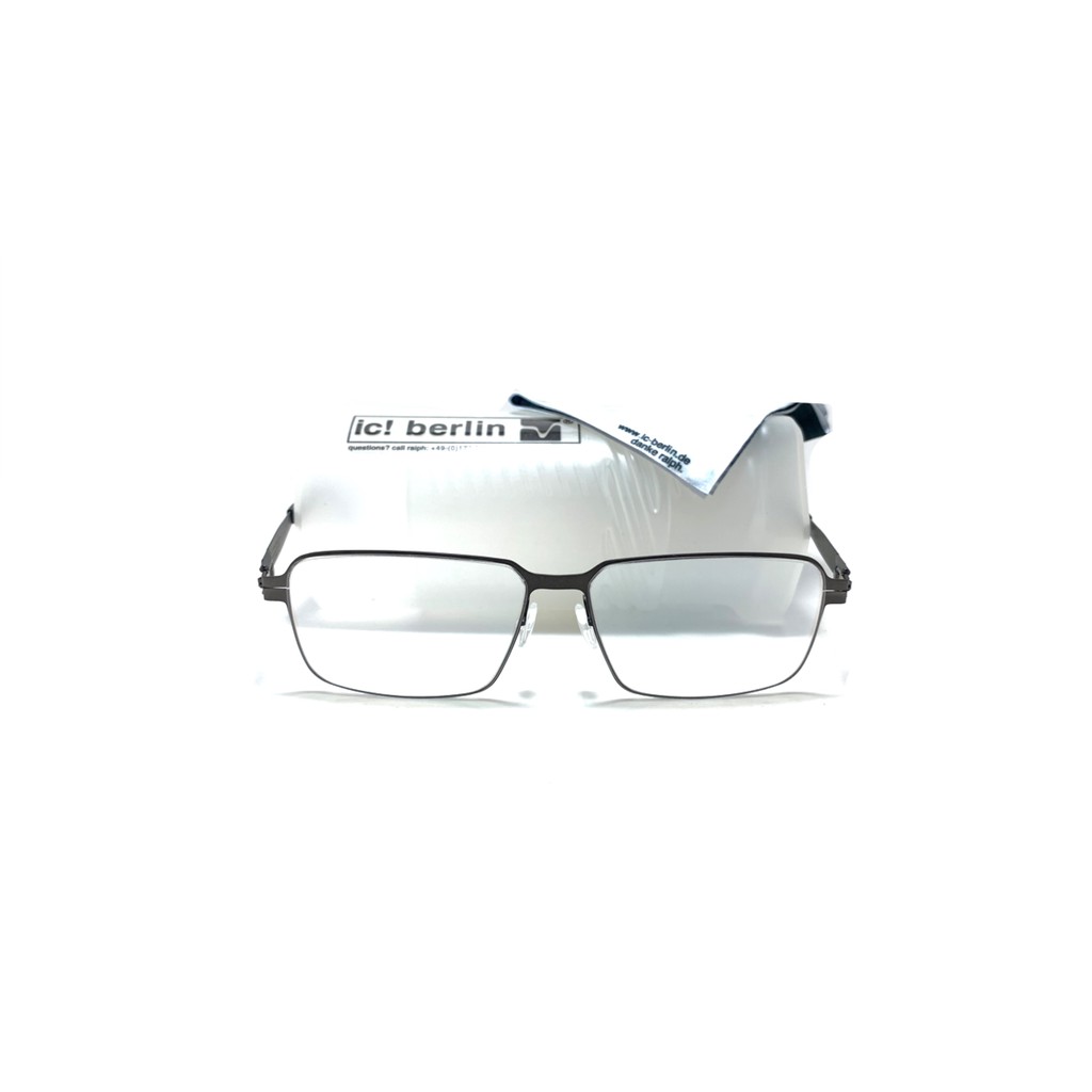 แว่นสายตา ic berlin sanetsch medlum ขนาด 55-18 mm สีกันเมทัล กรอบแว่น ...