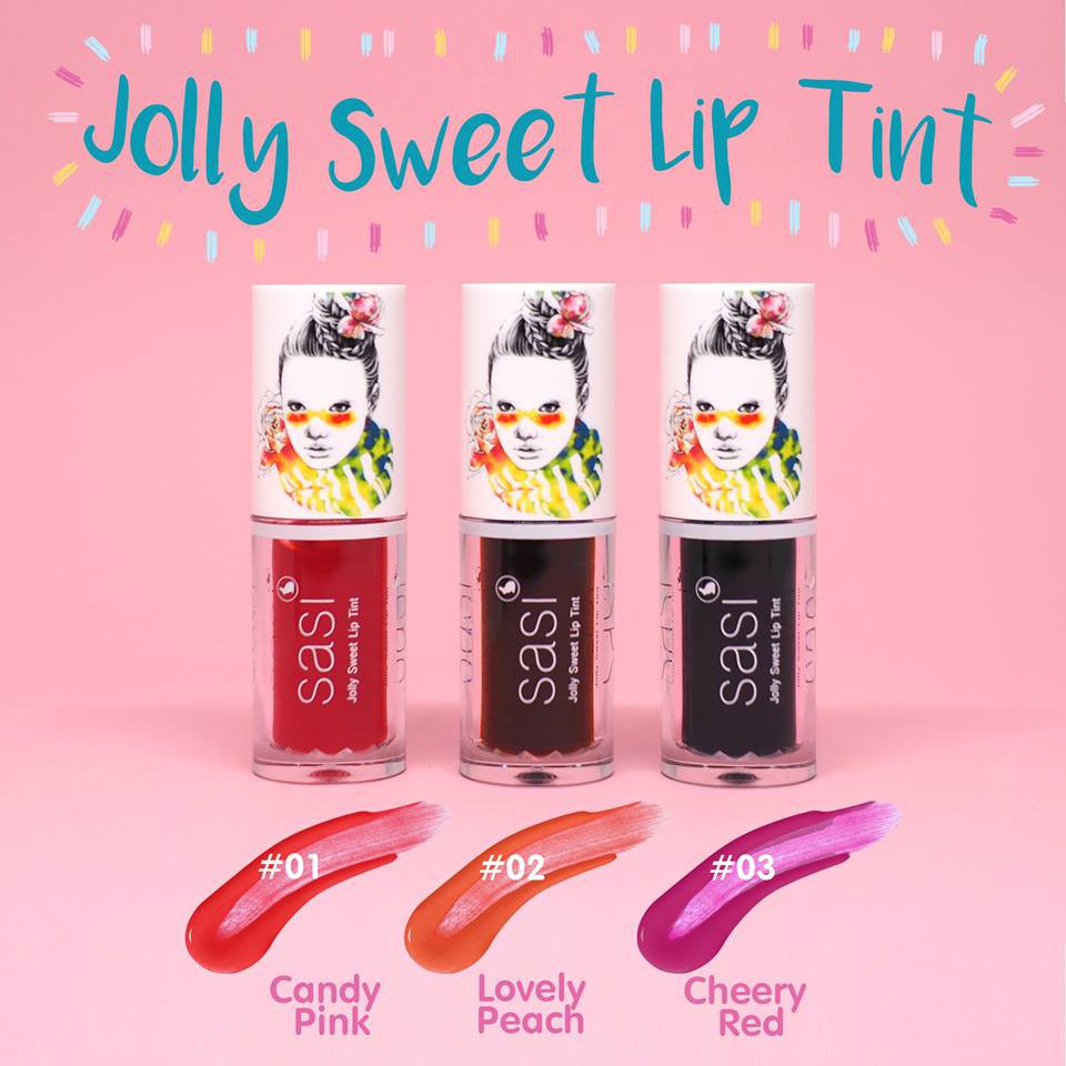 🌟 ลิปทินท์ ศศิ SASI JOLLY SWEET LIP TINT | Shopee Thailand