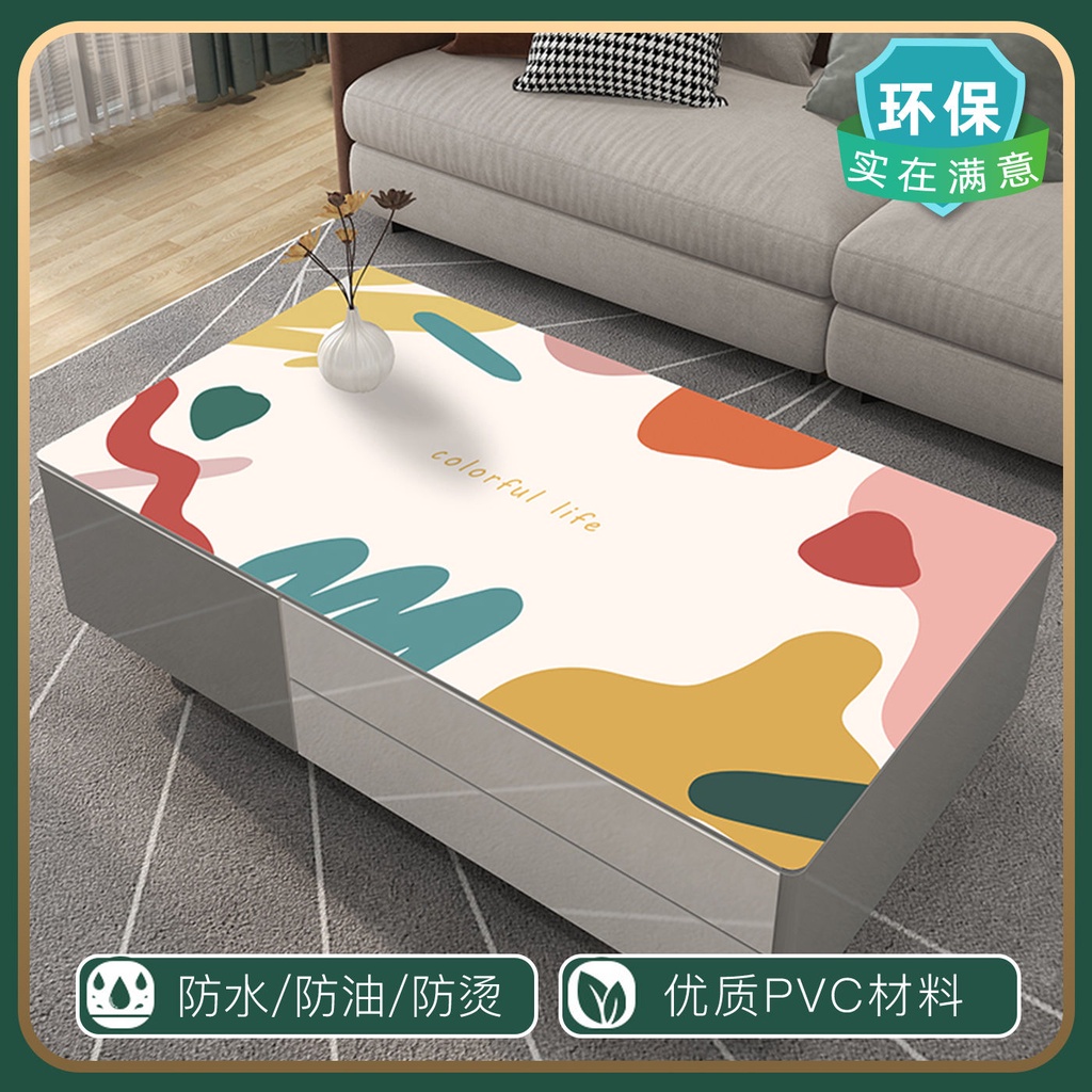 ผ้าปูโต๊ะใสผ้าปูโตะ ขายดีเป็นเทน้ำเทท่า ผ้าปูโต ผ้าปูโต๊ะ Morandi PVC ...