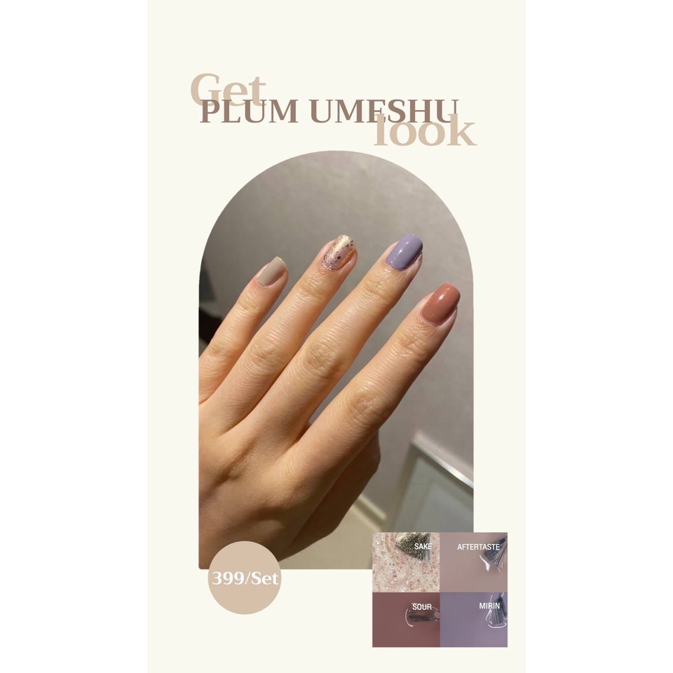 จับเซตสุดคุ้ม SAVE 247 THB เล็บสวย สุขภาพดี (Plum umeshu Peachi Strong ...