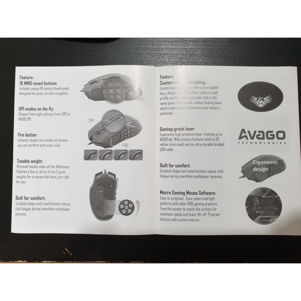 Gaming Mouse Laser Sensor Pro(สินค้าราคาเคลียร์โปรดอ่านรายละเอียดก่อน ...