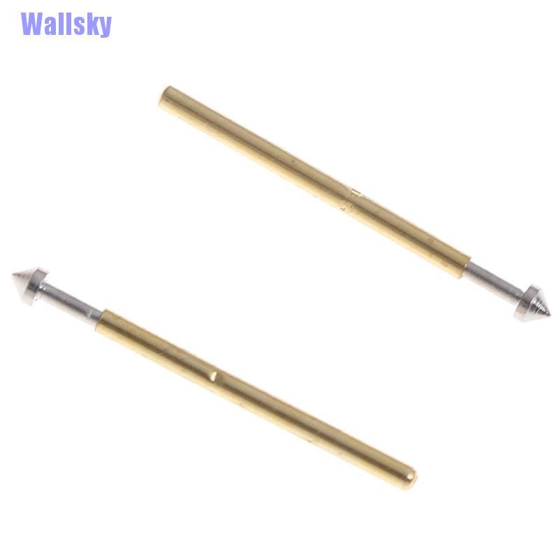 Wallsky โพรบทดสอบ แบบสปริง P75-E2 E3 ขนาด 1.3 1.5 มม. หัวกรวย ขนาด 0.1 ...