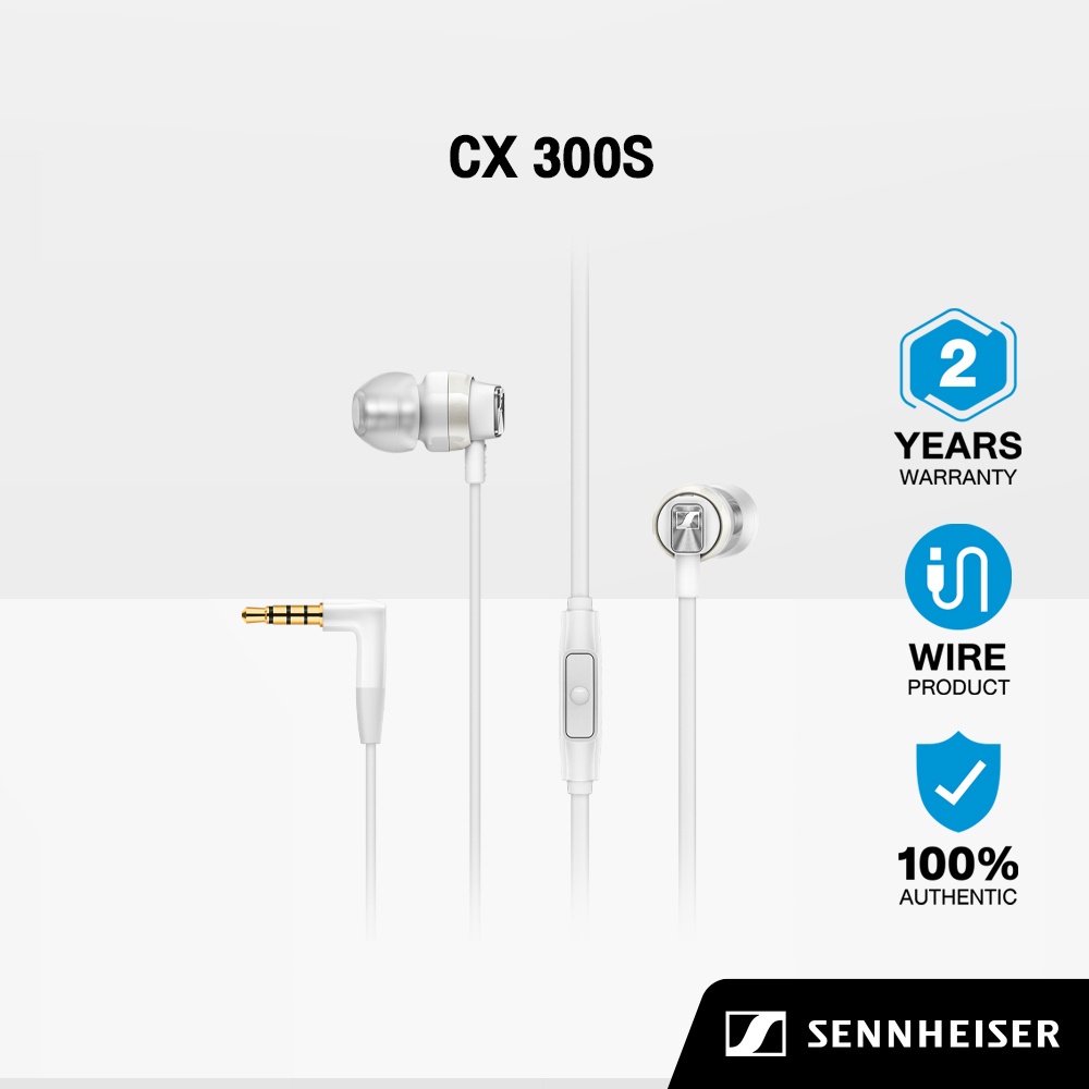 Sennheiser หูฟังแบบอินเอียร์ รุ่น CX 300s - sennheiser - ThaiPick