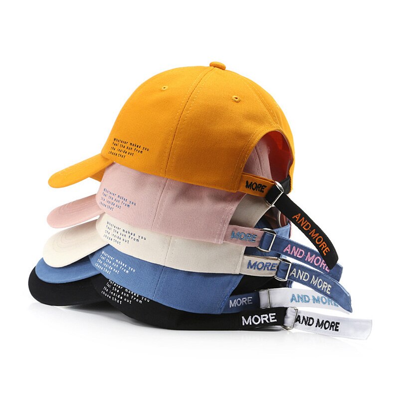 Solid Statement Long Strip Baseball Cap Unisex Snapback Hip Hop Rock ...