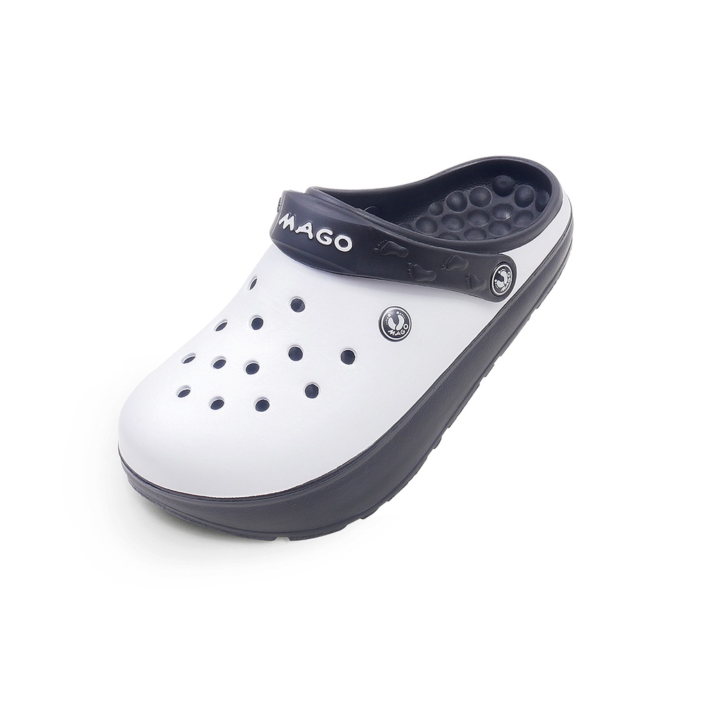 MAGO FOOTWEAR BAMBO ( ขาวดำ ) รองเท้าสุขภาพชาย หญิง - magofootwear ...