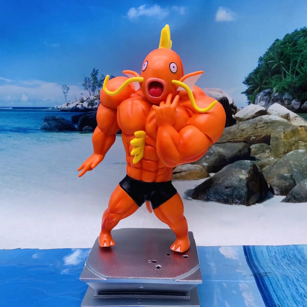 ใหม่ โมเดลฟิกเกอร์ Pokemon Muscle Magikarp ของเล่น ของสะสม สําหรับเด็ก ...