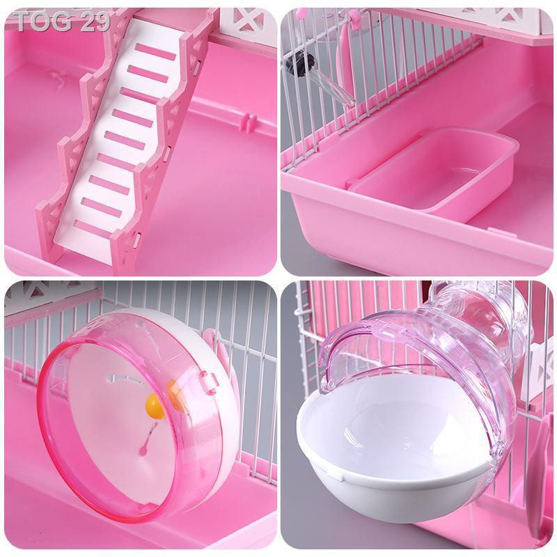 Hamster basic cage double-decker luxury villa castle 47 nest pet golden ...