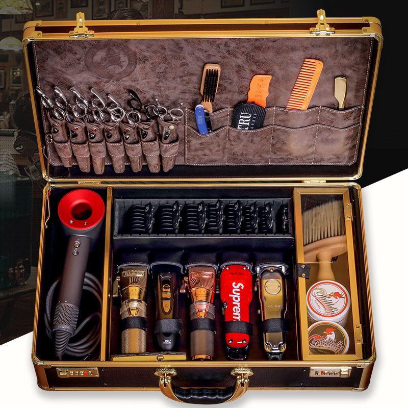 BARBER BOX พรีเมี่ยม พร้อมส่งกระเป๋าอุปกรณ์บาร์เบอร์ เวอร์ชั่นเรียบหรู ...