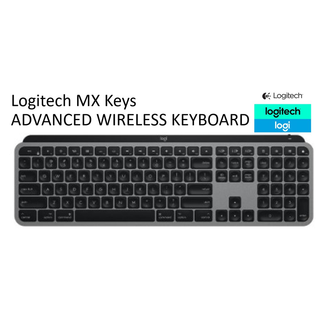 Logitech MX Keys ADVANCED WIRELESS KEYBOARD ใช้ได้ทั้ง Window and MAC ...