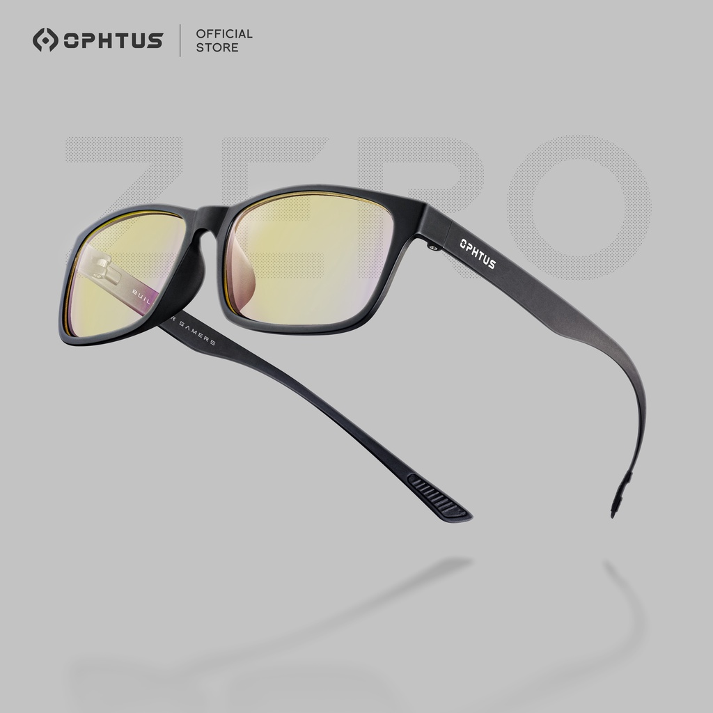 Ophtus แว่นกรองแสงสำหรับเกมเมอร์ รุ่น Zero เลนส์ RetinaX Amber - ophtus - ThaiPick
