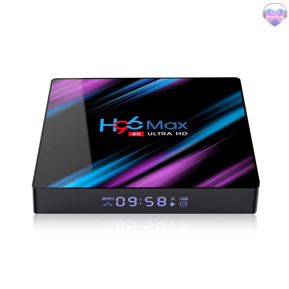 MS H96 Max Smart Android 10.0 TV Box RK3318 Quad Core 64 Bit UHD 4K VP9 ...