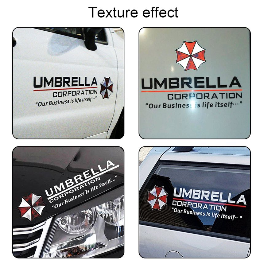 [new]อุปกรฌ์ภายในรถCar Stickers Resident Evil Umbrella Corporation ...