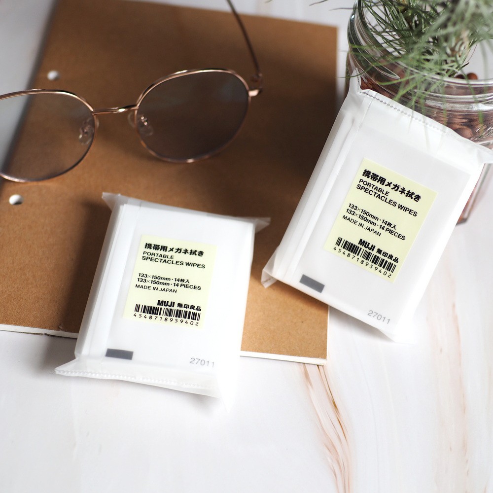 MUJI กระดาษเช็ดแว่นมูจิ Lens Cleansing Glasses สินค้าพร้อมส่งทุกวัน ...