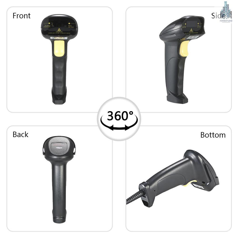 Home AppliancesIn Stock Handheld Wired USB Bi-directional Laser Barcode ...