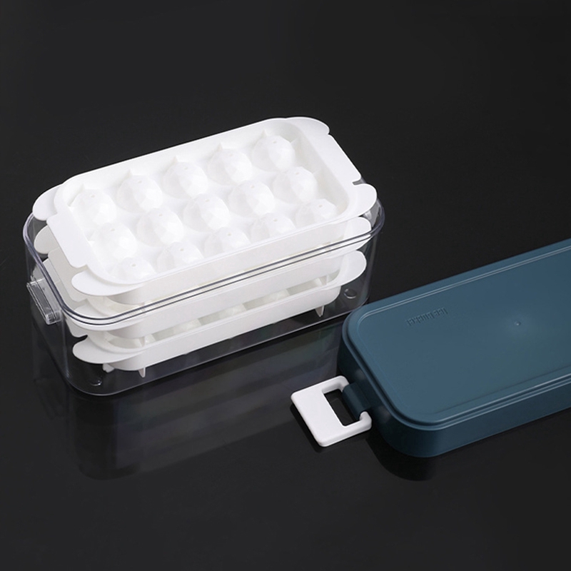 Ready Krabi Frozen Ice Cube Mold Ice Box Ice Tray Quick Freezer With ...