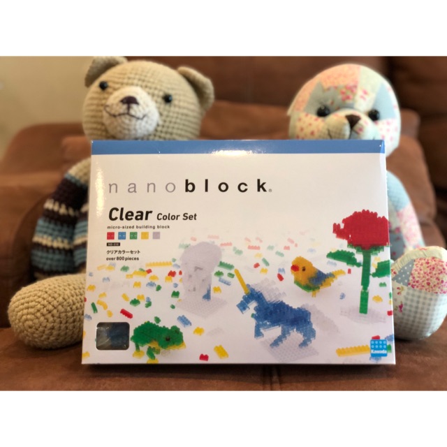 Nanoblock NB-016 Clear Color Set (Contain over 800 pieces) designed by KAWADA in JAPAN สภาพ 99 ...