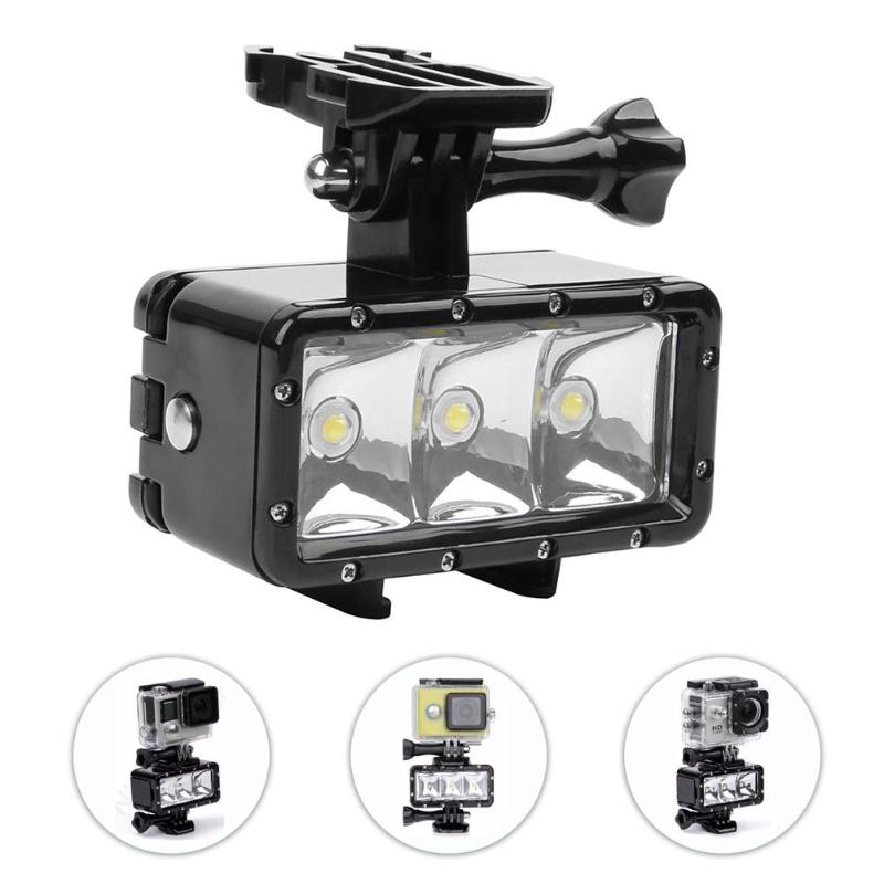 Sports Camera Waterproof Underwater Led Diving Light Fill Spot Lamp For ...
