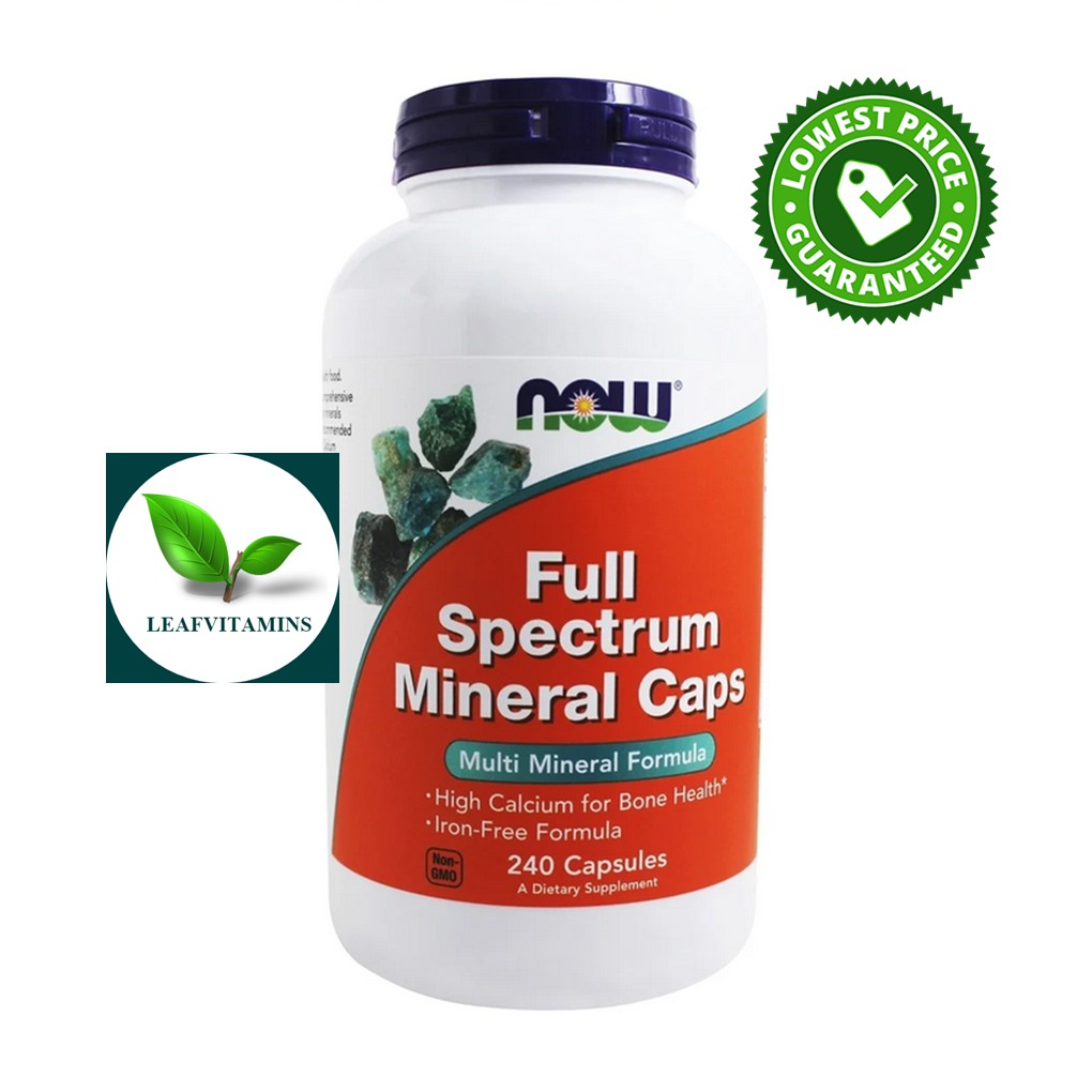Now Foods Full Spectrum Mineral Caps 240 Capsules - leafvitamins - ThaiPick