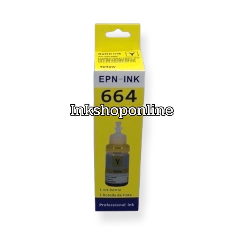 (E664 W) หมึกเติม EPSON 664 หมึกเกรดพรีเมี่ยม หมึกเที่ยบเท่า เอปสัน L Series L120 L210 L220 ...