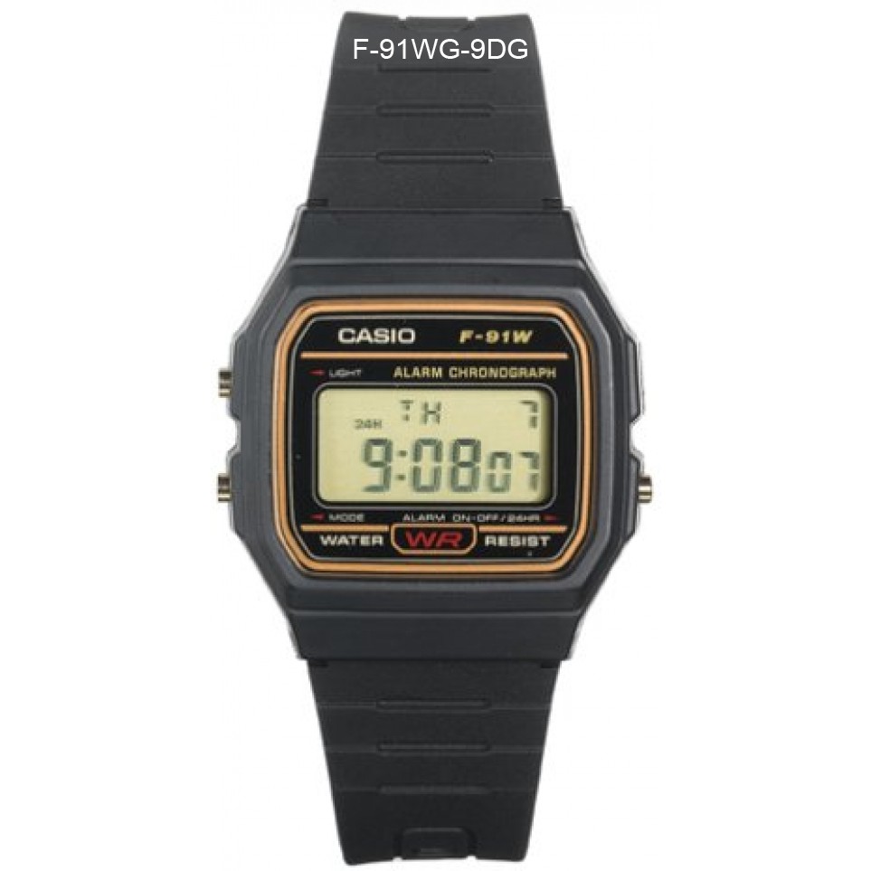 CASIO ผู้ชายรุ่น F-91W-1 F-91W-3 F91WG-9 F-94WA-8 F-94WA-9 ของแท้รับ ...