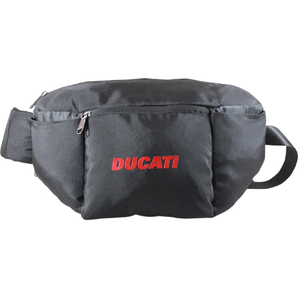 DUCATI Waist Bag กระเป๋าดูคาติ DCT49 187 สีดำ - ducati_bag_officialshop - ThaiPick