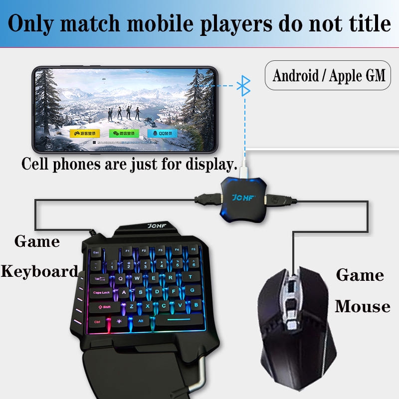 Ready Stock Gaming Keyboard Mouse Converter Smart Shop PUBG Mobile Gamepad Controller for IOS ...