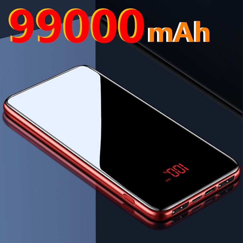 Original Power Bank 99000mAh Portable Charger For Samsung Xiaomi mi ...