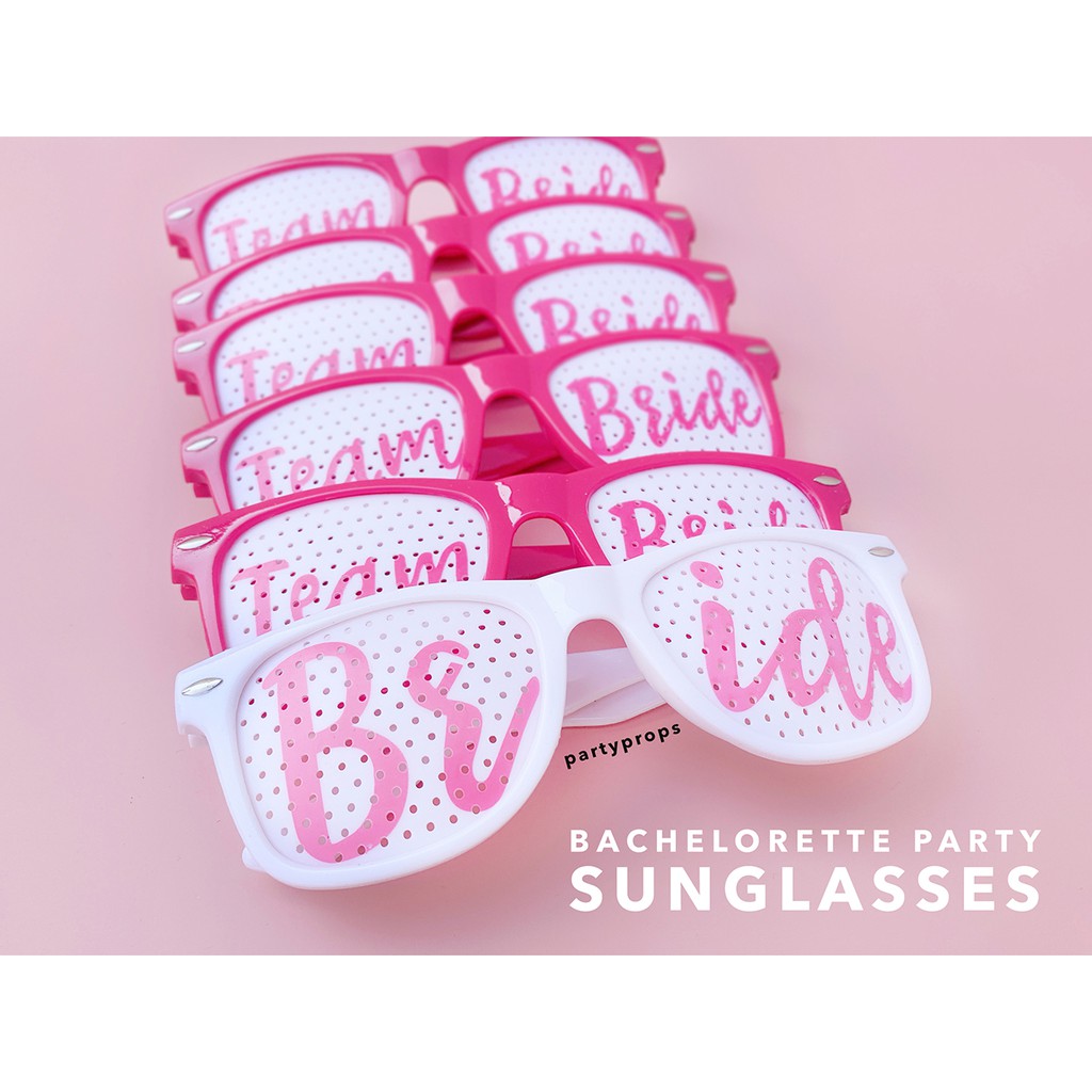 แว่นตา ปาร์ตี้ BRIDE TO BE TEAM BRIDE สำหรับปาร์ตี้สละโสด Bachelorette ...