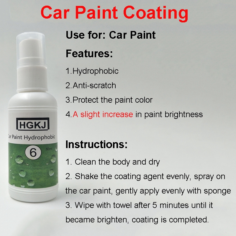 Car Paint Hydrophobic Coating Waterproof Rainproof Liquid Glass ...