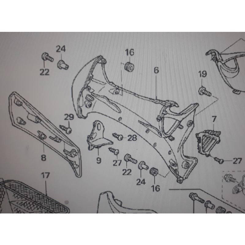 77228-GBG-850 ยางรองชิ้นสี Honda แท้ศูนย์ | Shopee Thailand