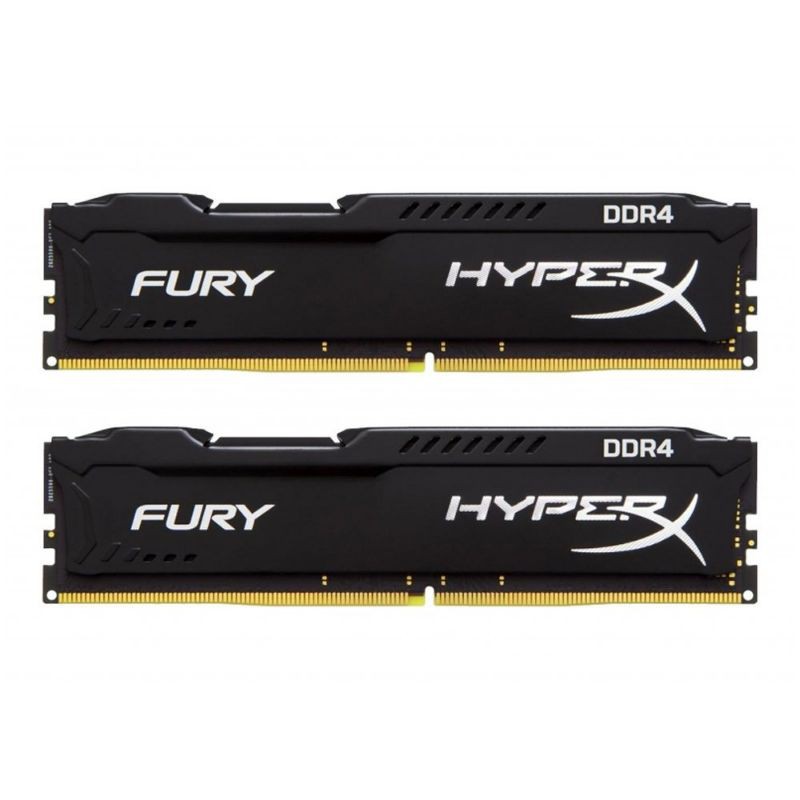 Ram Kingston HyperX FURY Black DDR4 (2400) 16GB(8GBx2) มือ 2 ประกัน ...