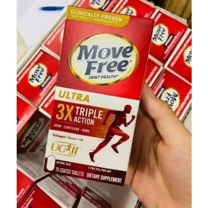Schiff Move Free Ultra 3X Triple Action 75 Tablets | Shopee Thailand