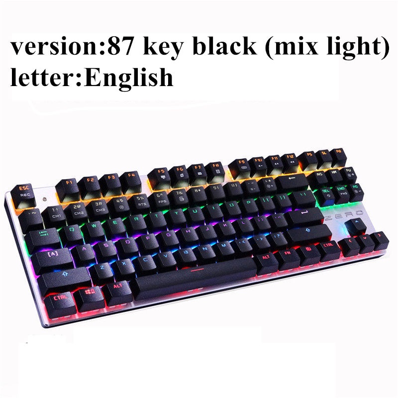 คีย์บอร์ด:Edition Mechanical Keyboard 87 keys Gaming Keyboards for ...