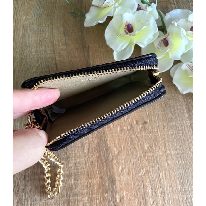 พร้อมส่ง แท้ New Coach ZIP CARD CASE IN COLORBLOCK (COACH C1886 ...