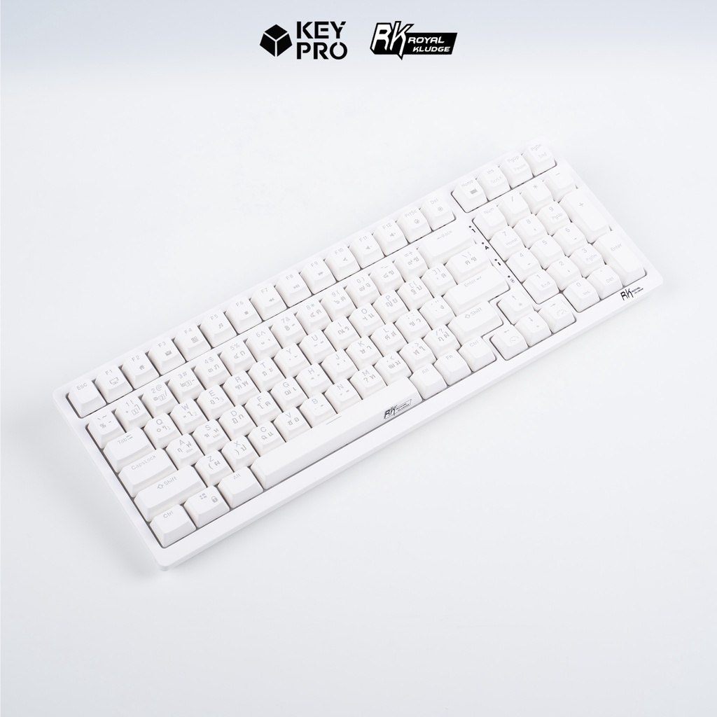 ประกันไทย คีย์บอร์ด Royal Kludge RK98 รุ่น 3 โหมด 2.4gHz Bluetooth RGB Hotswap Mechanical ...