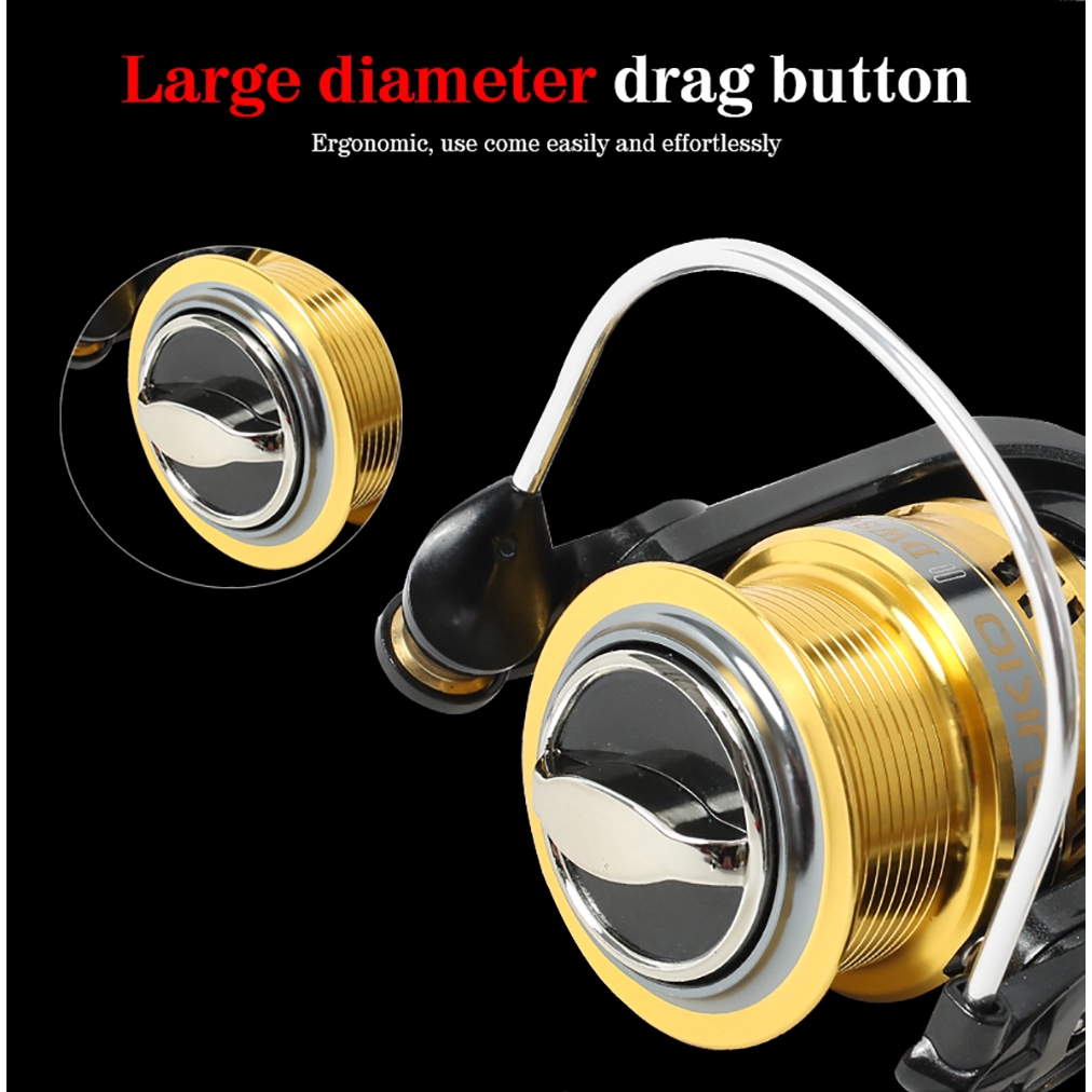 DEUKIO DW2000 รอกตกปลา 5 1BB อัตราทดเกียร์ 6.7 1 - extreme_outdoor - ThaiPick