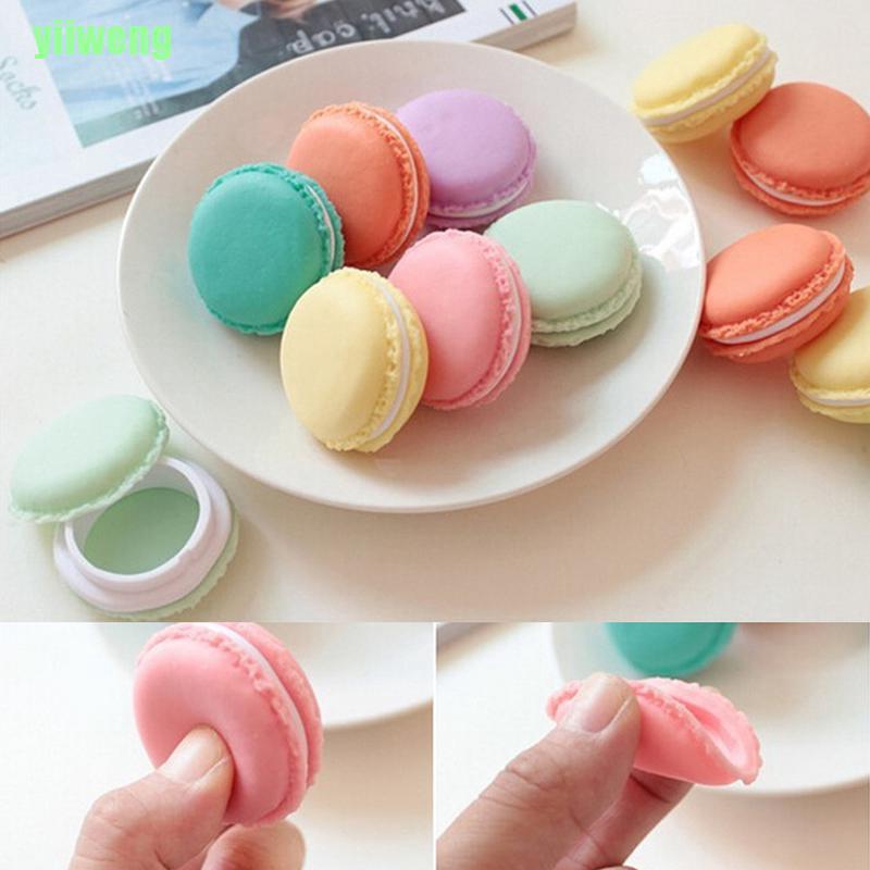 YW Cute Candy Color Macaron Mini Storage Box Jewelry Box Pill Case ...