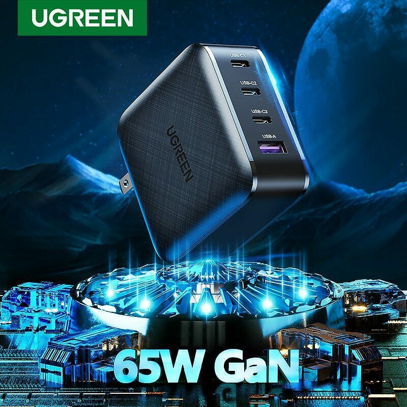 Ugreen PD 65W GaN Wall Charger 4 Port Fast Charging - warmuily - ThaiPick