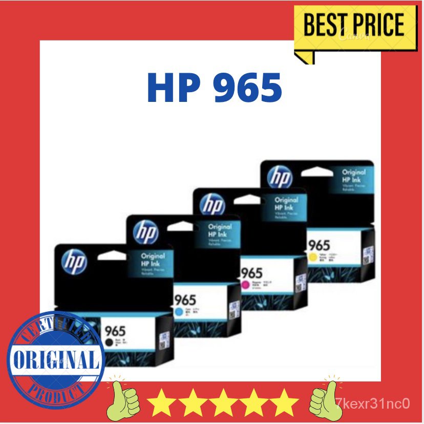 HP 965 / HP965XL Original Ink Cartridge | Shopee Thailand