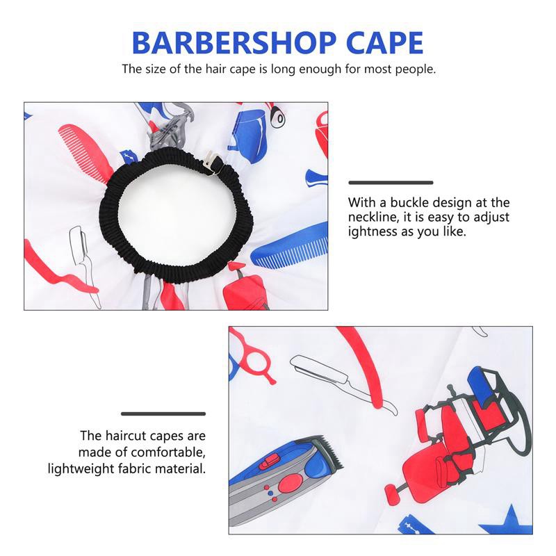 Haircut Barber Cape Hair Salon Cape Cloak with Adjustable Closure Salon ...
