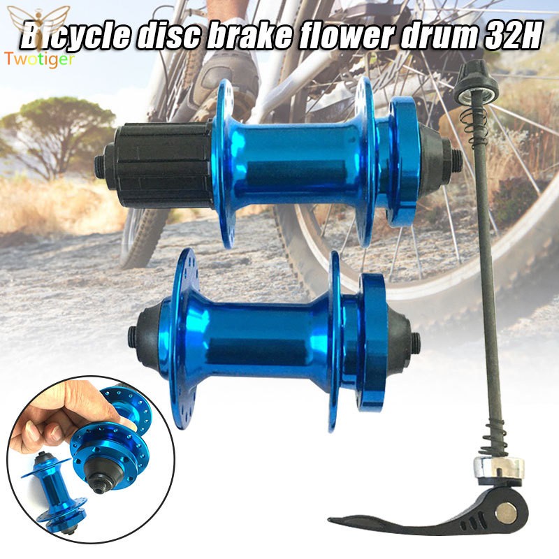 32 Hole Hub Set for Bike Aluminum Alloy Ultralight Mountain Bike Disc ...