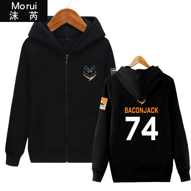 Men's Hoodie Chengdu Hunter Team Overwatch Game League Team Uniform ...