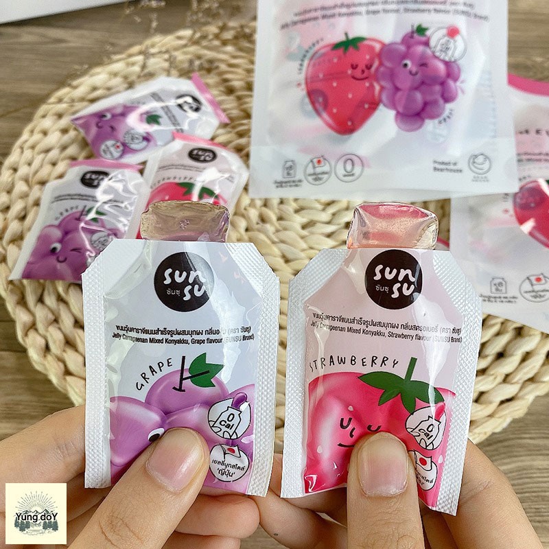 (สินค้าพร้อมส่งทุกวัน) sunsu ซันซุ เยลลี่ 0 แคลลอรี่ กินเเล้วไม่อ้วน ถูกที่สุด ของแท้แน่นอน ไม่ ...