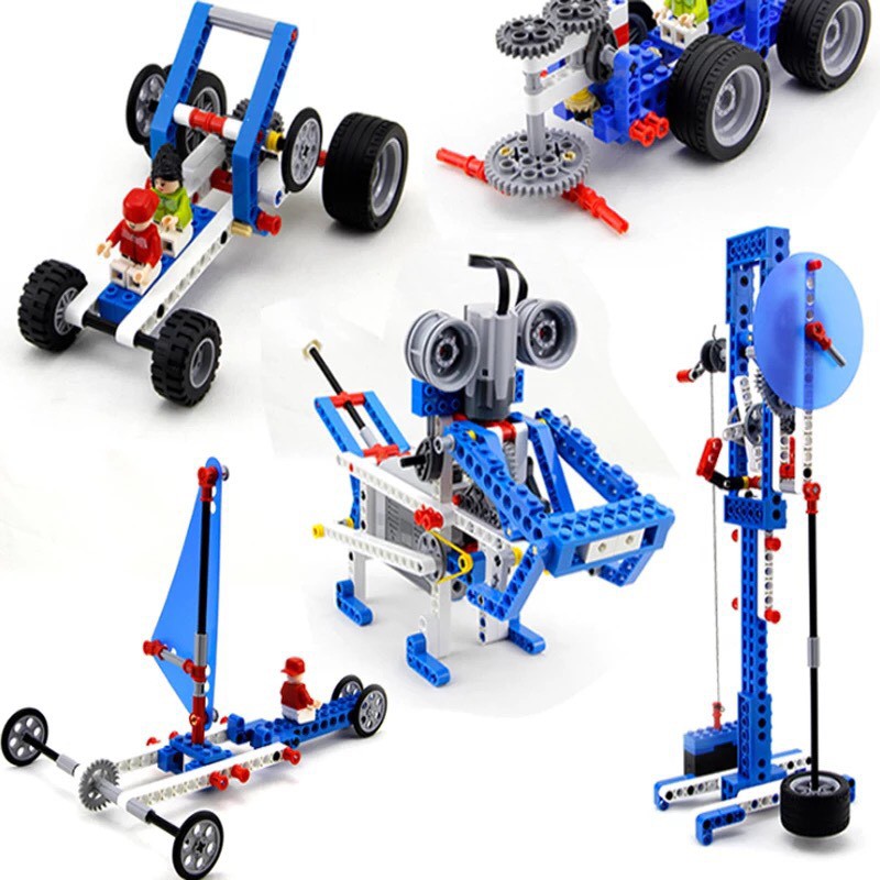 สินค้าพร้อมส่ง ชุดตัวต่อหุ่นยนต์ Simple Powered Machines Set (9686-A ...