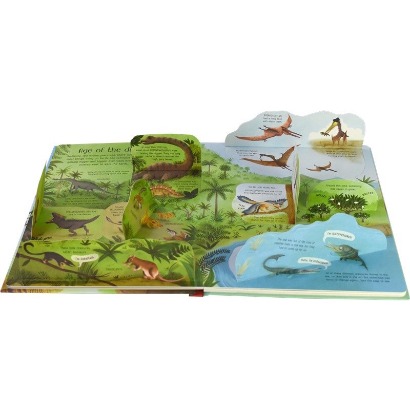 *มุมปกยับจากการขนส่ง* หนังสือบอร์ดบุ๊ค วิวัฒนาการสิ่งมีชีวิต Usborne See Inside Evolution ...