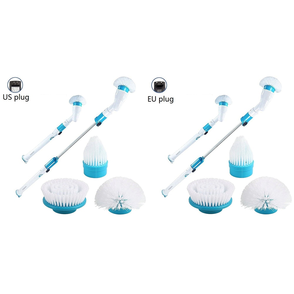 Turbo Scrub Electric Cleaning Brush Multi-functional Adjustable ...