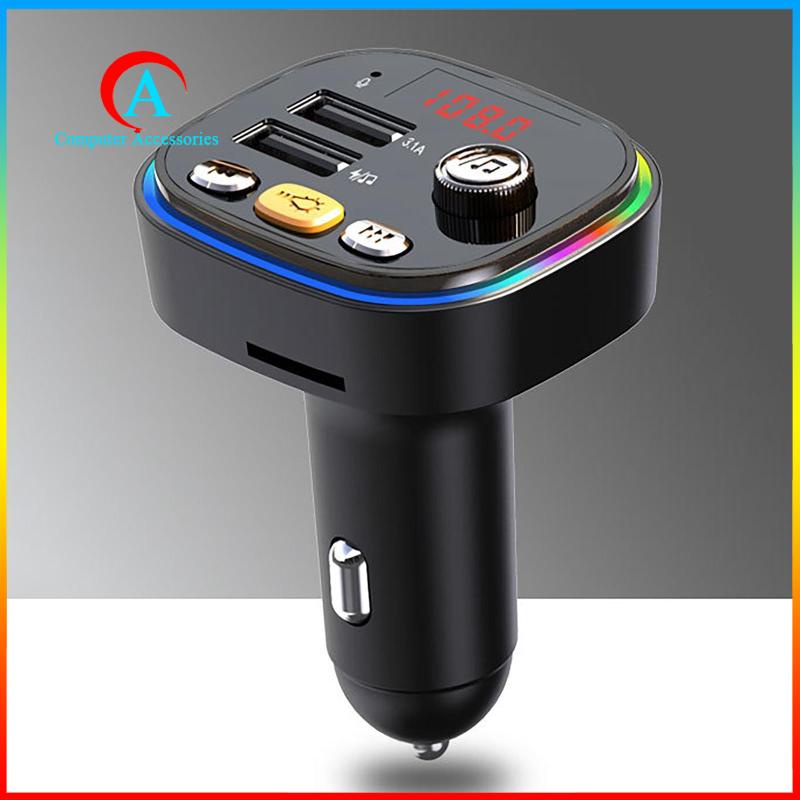 Car Charger MP3 Player Bluetooth FM Transmitter Dual USB Charging ...