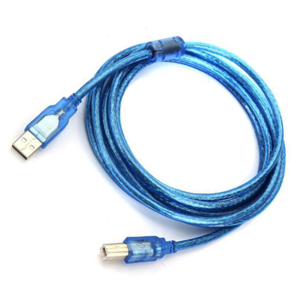 สาย USB 3m สำหรับอัพโหลดโปรแกรม Arduino USB square port data cable usb ...